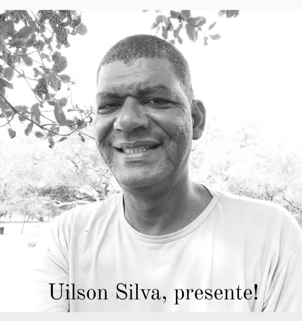 NOTA DE PESAR E SOLIDARIEDADE - UILSON SILVA PRESENTE! - AGB